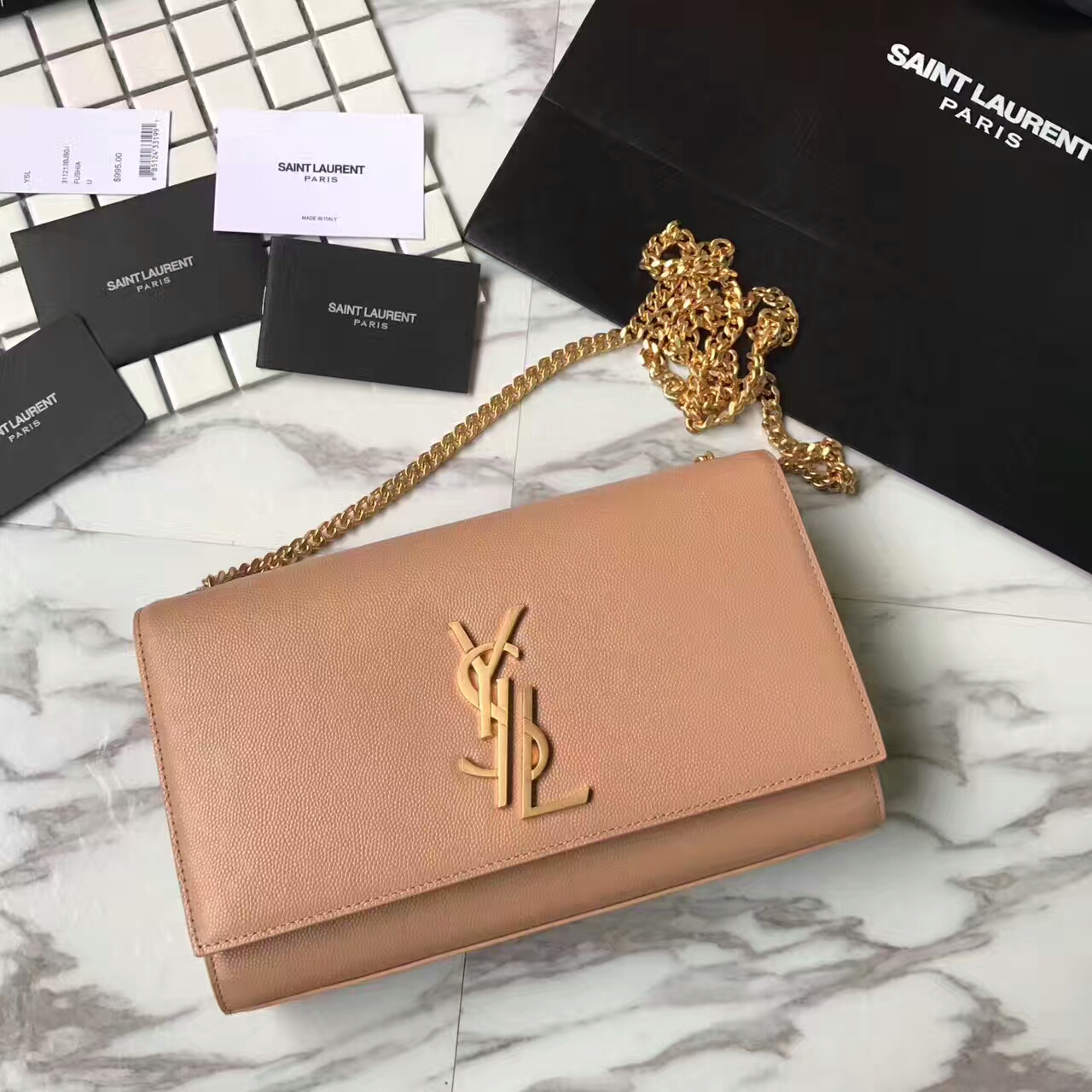 YSL率性風格斜垮包