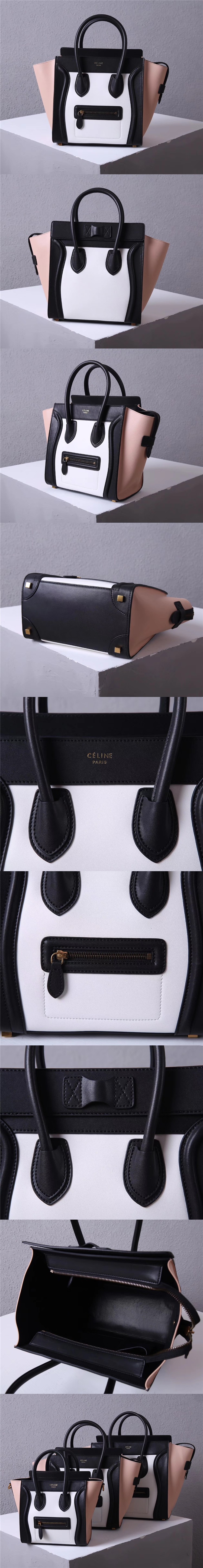 ID.161172|521069-bla-pi-L|CELINE經典款炯臉包 好看無誤