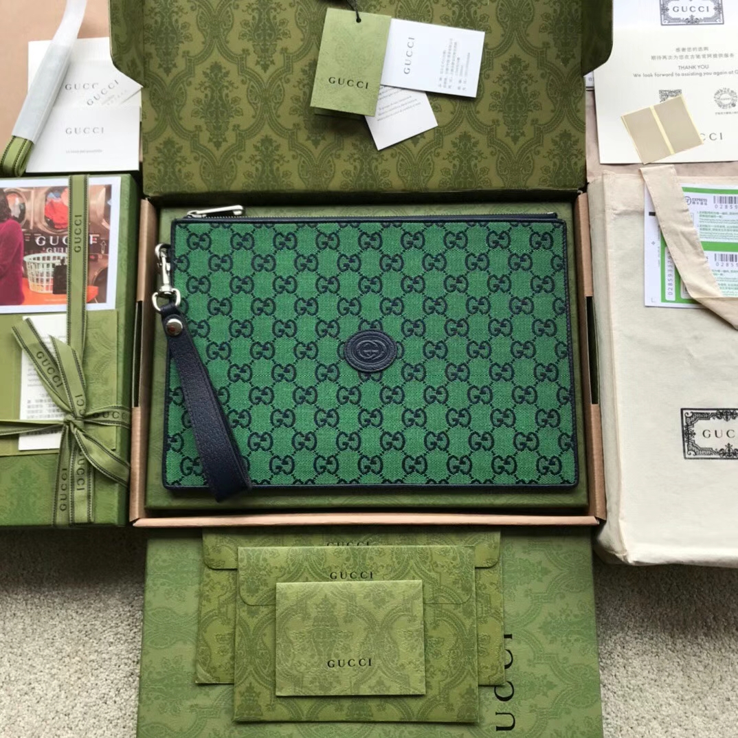 Gucci GG Multicolor系列手拿包